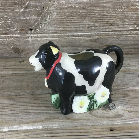Cracker Barrel | Dining | Cracker Barrel Sw Country Cow Creamer Black ...